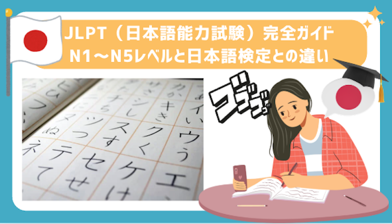 JLPT（日本語能力試験）完全ガイド｜N1～N5レベルと日本語検定との違い - 東海中小企業支援事業 協同組合